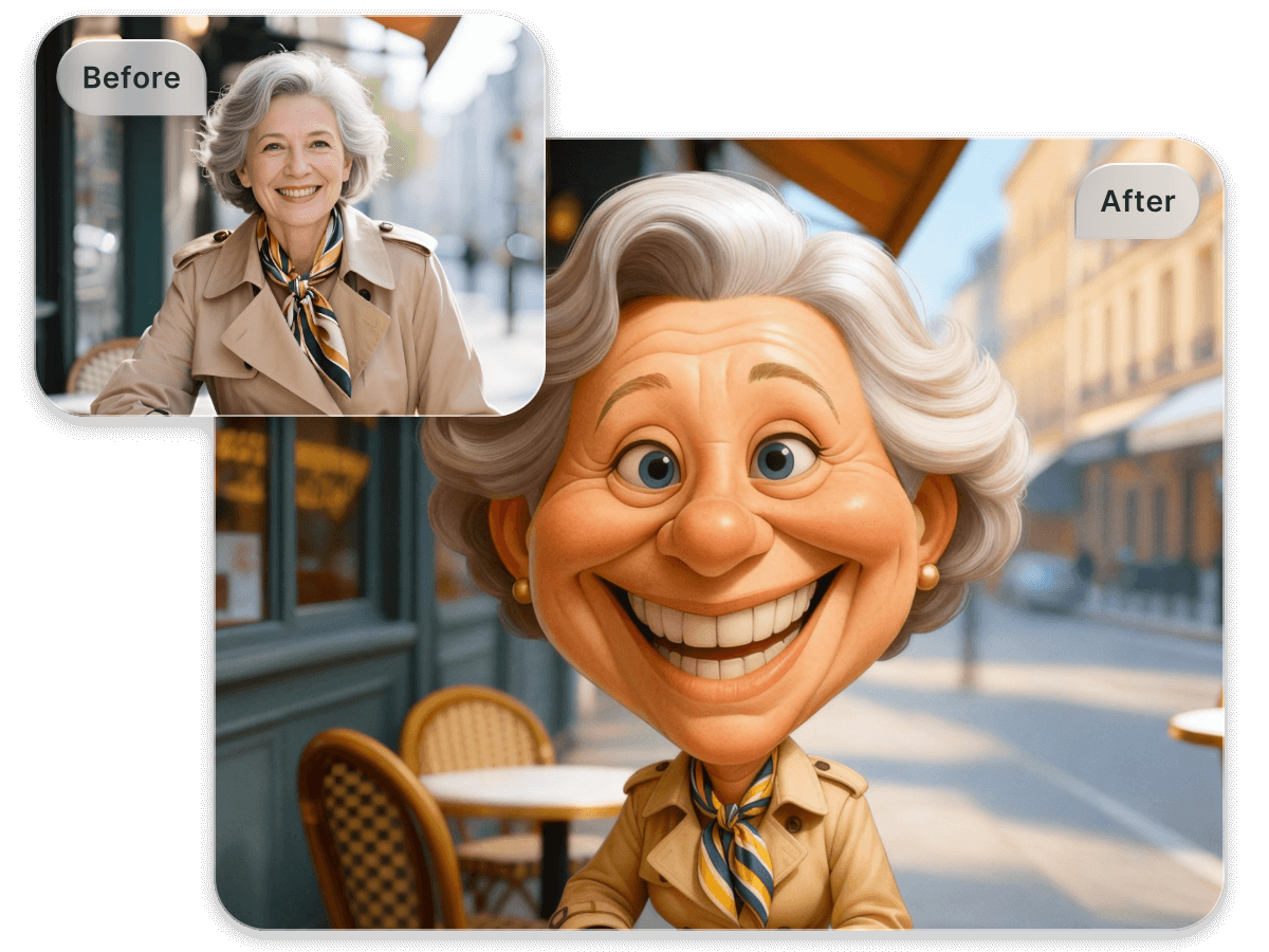 Free Online Caricature Maker – Turn Your Photo into a Caricature | Facewow