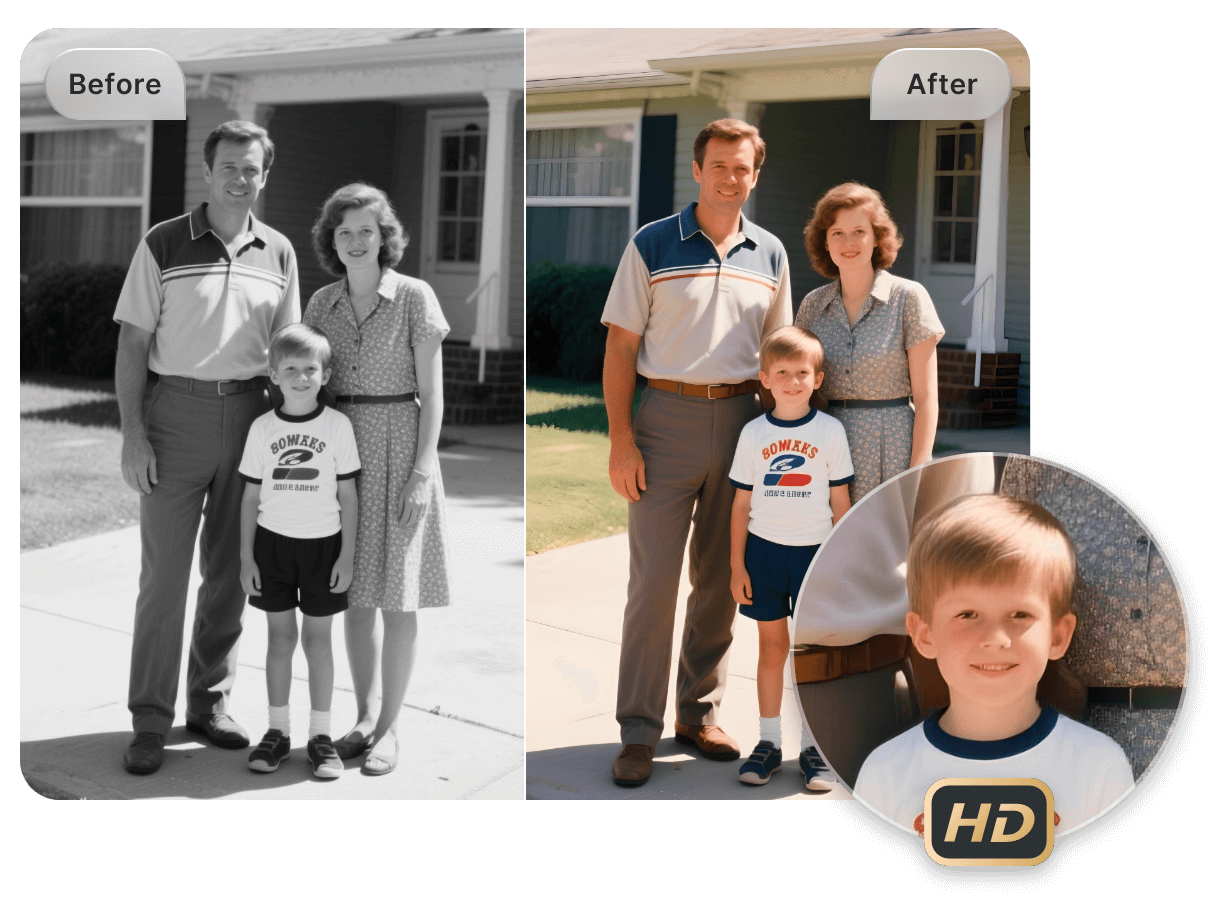 AI Colorize Photo Online - Add Color to Black and White | Facewow